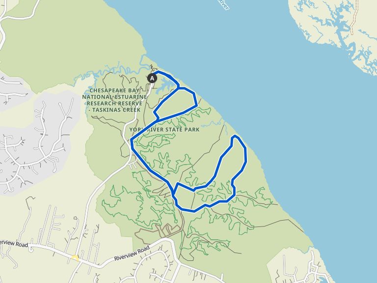 Scenic Loop - York River State Park | hike | Komoot